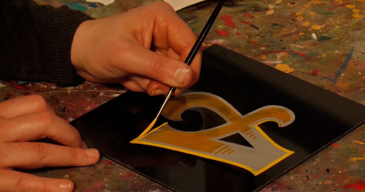 Fairground Signwriting | The University of Sheffield Player